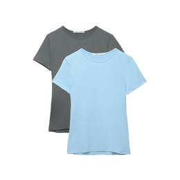 Pull&Bear Pull&bear T-Shirt Damen Gr&ouml;&szlig;e M hellblau / dunkelgrau