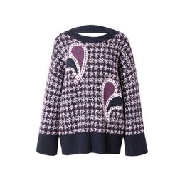 BOSS Pullover 'Falone' Damen Gr&ouml;&szlig;e XS navy / beere / wei&szlig;
