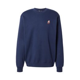 Iriedaily Sweatshirt 'Homeoffice' Herren Gr&ouml;&szlig;e XXL creme / dunkelblau / blutrot / weinrot
