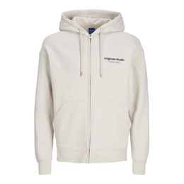 Jack & Jones Jack & Jones Sweatjacke 'Vesterbro' Herren Gr&ouml;&szlig;e XXL beige / schwarz