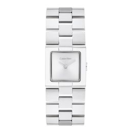 Calvin Klein Uhr 'MERIDIAN' Damen Gr&ouml;&szlig;e One Size silber / wei&szlig;