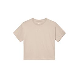 Nike Sportswear T-Shirt 'ESSNTL' M&auml;dchen Gr&ouml;&szlig;e 122/128 creme