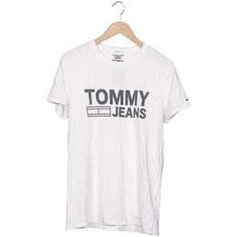 Tommy Jeans T-Shirt Herren Gr&ouml;&szlig;e L Second Hand wei&szlig;