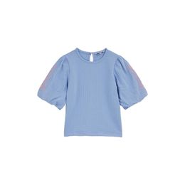 WE Fashion Bluse M&auml;dchen Gr&ouml;&szlig;e 98/104 blau / rosa