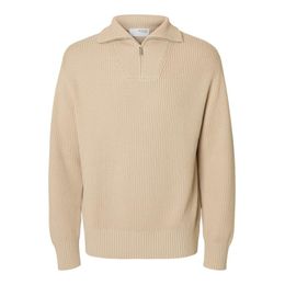 Selected Pullover 'SLHDRY' Herren Gr&ouml;&szlig;e XXL beige