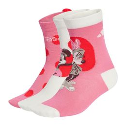 adidas Sportswear Socks 'Disney Minnie Mouse' girl Pink, White size 34-36
