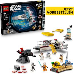 Lego Kinder Konstruktionsspielsteine "SMART Play: Lukes Rot F&uuml;nf X-Wing (75423), Lego Star Wars "bunt, Kunststoff, Spielbausteine, inklusive SMART