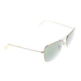 Ray-Ban Sonnenbrille Damen Gr&ouml;&szlig;e One Size Second Hand gold