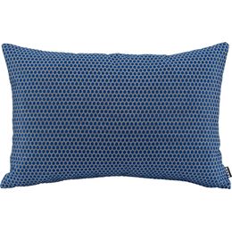 HOCK Dekokissen H.O.C.K., B:40cm H:10cm L:60cm, blau, Baumwolle, Polyester, Dekokissen_Sitzkissen_Kissenh&uuml;llen, "Miss Dots Kissen", mit Punkten,