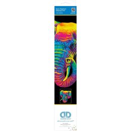 DIAMOND DOTZ Kinder Kreativset "Diamond Painting Neon Elefant", bunt, Kreativsets