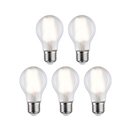 Paulmann LED-Leuchtmittel "5er Pack AGL 806lm 4000K matt 230V", L:10,6cm &Oslash;:6cmwei&szlig;, Leuchtmittel