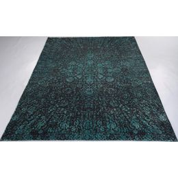Teppich, B:170cm H:7mm L:240cm, blau, OCI DIE TEPPICHMARKE, Viskose, Wohnzimmer, Teppiche, "Moonlight Novum", Wohnzimmer