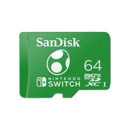 Sandisk Speicherkarte "microSDXC Extreme, Nintendo licensed Yoshi Edition", 64 GB, gr&uuml;n, Speicherkarten