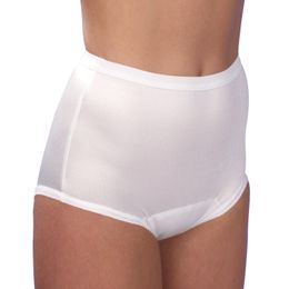 Hydas Damen Inkontinenzslip "mit Shaping-Effekt - figurformend, tr&auml;gt sich wie gewohnte Unterw&auml;sche", 46/48wei&szlig;, Obermaterial: 88% Polyamid, 12%