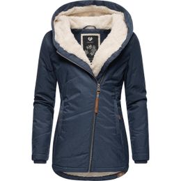 Ragwear Damen Winterjacke "Gordon", blau, Gr. M, Au&szlig;enmaterial: 100% Polyester. Innenfutter: 100% Polyester. Wattierung: 100% Polyester, Jacken,