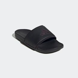 Damen Badesandale "ADILETTE COMFORT BADESCHLAPPEN", adidas Sportswear, Gr. 42, schwarz, Synthetik, Textil, Schuhe, Badelatschen