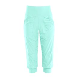 WINSHAPE Damen Sporthose "Functional Comfort &frac34; Leisure Trousers LEI201C", gr&uuml;n, Gr. XS, 85% Polyester, 15% Elasthan, Hosen, High Waist