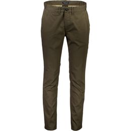 LINDBERGH Herren Chinohose, gr&uuml;n, Gr. 30, Stoff, Obermaterial: 57% Baumwolle, 39% Polyester, 4% Elasthan, Hosen, mit Stretch
