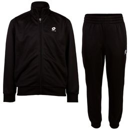 Lotto Jungen Trainingsanzug, schwarz, Gr. 170, unifarben, 100% Polyester, Sportanz&uuml;ge, - besonders leicht & bequem