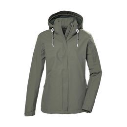 Killtec Damen Outdoorjacke "KOS 61 WMN JCKT", gr&uuml;n, Gr. 44, Obermaterial: 100% Polyester;Futter: 100% Polyester, Jacken, Funktionsjacke: wasser- und
