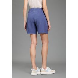 Laura Scott Damen Shortsblau, Gr. 46, Web, Obermaterial: 100% Baumwolle, Hosen, feminine Stoffhose, aus Baumwolle, leichtes Webmaterial, unifarben