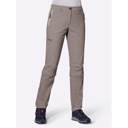 Casual Looks Herren Zip-off-Hose, grau, Gr. 40, unifarben, 95% Polyamid, 5% Elasthan, Hosen