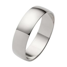 Firetti Damen Trauring "Schmuck Geschenk Gold Hochzeit Ehering Trauring "LIEBE"", 21, ohne Brillant, Wei&szlig;gold 375, 6mm, wei&szlig;, Wei&szlig;gold 375,