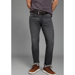 Arizona Herren Stretch-Jeans, grau, Basic, Gr. 46, unifarben, Denim/Jeans, Obermaterial: 98% Baumwolle, 2% Elasthan, Jeans, gerade geschnittenes