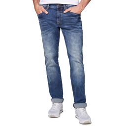 CAMP DAVID Herren 5-Pocket-Jeans, blau, Gr. 31, unifarben, Denim/Jeans, Obermaterial: 60% Baumwolle, 24% Polyester, 13% Lyocell, 3% sonstige Fasern,