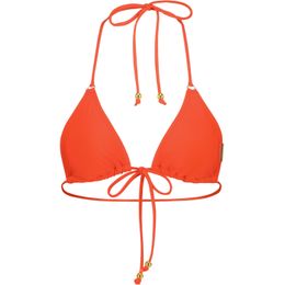 alife and kickin ALIFE & KICKIN Damen B&uuml;gel-Bikini-Top "Damen ChupaAK A", rot, Gr. XL, 80% Polyamid, 20% Elasthan, Bikini-Oberteile
