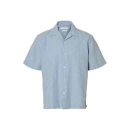 Selected Button Up Shirt 'SLHClay' male Blue size S
