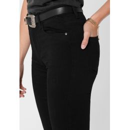 Only Damen Skinny-fit-Jeans "ONLROYAL &ndash; Skinny-Jeans mit normaler Leibh&ouml;he und Stretch", schwarz, Gr. M, unifarben, Denim/Jeans, Obermaterial: 69%