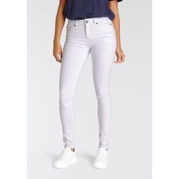 Arizona Damen Skinny-fit-Jeans "Ultra Soft", wei&szlig;, Basic, Gr. 42, Denim/Jeans, Obermaterial: 65% Baumwolle, 33% Polyester, 2% Elasthan, Jeans, hohe
