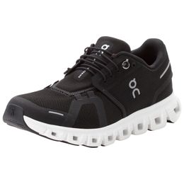 On RUNNING Damen Sneaker "On RUNNING CLOUD 6", Gr. 39, schwarz-wei&szlig;, Synthetik, Schuhe