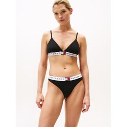 Damen Triangel-BH "RP TRIANGLE (EXT. SIZE)", Tommy Hilfiger Underwear, Gr. XXL, schwarz, Jersey, Obermaterial: 90% Baumwolle, 10% Elasthan,