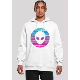 F4NT4STIC Herren Kapuzenpullover "Alien Kopf", wei&szlig;, Gr. XL, Obermaterial: 65% Baumwolle, 35% Polyester, Pullover, Premium Qualit&auml;t