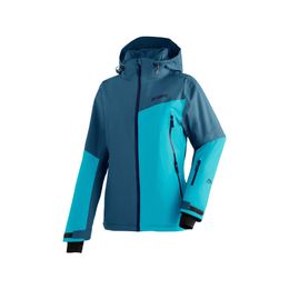 Maier Sports Damen Skijacke "Nuria", blau, Gr. 40, 100% Polyester, Jacken, Damen Winterjacke, wind- und wasserdicht, 3 RV-Taschen, Regular Fit