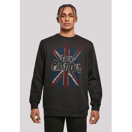 F4NT4STIC Herren Sweatshirt "Sex Pistols Anarchy Flag", schwarz, Gr. L, Obermaterial: 50% Baumwolle, 50% Polyester, Sweatshirts, Premium Qualit&auml;t