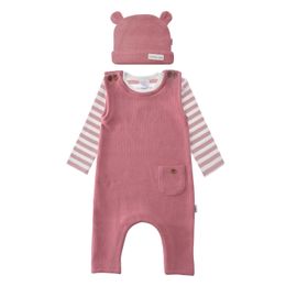Liliput M&auml;dchen Strampler "rosenholz", Gr. 56, pink, 80% Baumwolle, 20% Polyester, Overalls, mit niedlicher M&uuml;tze