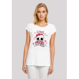 F4NT4STIC Damen T-Shirt "Anti Valentinstag LOVE is in the air", wei&szlig;, Gr. XXL, Obermaterial: 100% Baumwolle, Shirts, Premium Qualit&auml;t