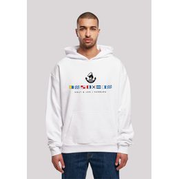 F4NT4STIC Herren Kapuzenpullover "Hoodie Seglerfahnen Knut & Jan Hamburg", wei&szlig;, Gr. XXL, Obermaterial: 100% Baumwolle, Pullover, Print