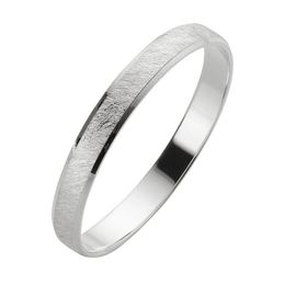 Firetti Damen Trauring "Schmuck Geschenk Gold 375 Hochzeit Ehering Trauring "LIEBE"", 21, ohne Brillant, Wei&szlig;gold 375, 3mm, wei&szlig;, Wei&szlig;gold 375,