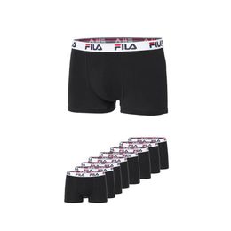 Fila Herren Boxershorts "MAN BOXER SHORTS", Gr. M, schwarz, Obermaterial: 95% Baumwolle, 5% Elasthan, unifarben, Unterhosen, mit ergonomischem Schnitt