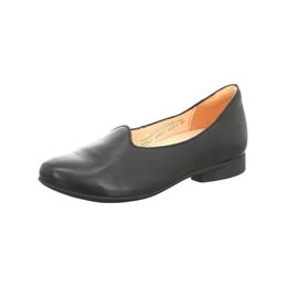 Think! THINK Damen Ballerina "Think Ballerinas Leder", Gr. 36, schwarz, Leder, Schuhe