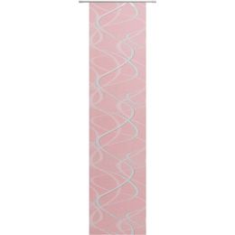 Neutex for you! Schiebegardine NEUTEX FOR YOU, B:57cm H:225cm, rosa, Scherli, Polyester, Wohnzimmer, Gardinen, "Pelotas", inkl. Befestigungszubeh&ouml;r, Scherli