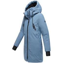 Navahoo Damen Wintermantel "Winterzart 14"rauchblau, Gr. M, Obermaterial: 100% Polyester. Innenfutter 1: 100% Polyester. Innenfutter 2: 100%