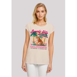 F4NT4STIC Damen T-Shirt "Beverly Hills California Glamour Summer", wei&szlig;, Gr. XS, Obermaterial: 100% Baumwolle, Shirts, Premium Qualit&auml;t