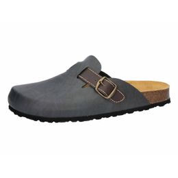 Lico Herren Clog "Clog Bioline Clog Style", Gr. 37, grau, Synthetik, Schuhe