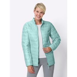 Classic Basics Damen Steppjacke, gr&uuml;n, Gr. 40, unifarben, 100% Polyester, Jacken