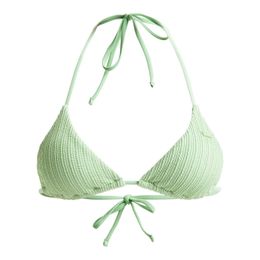 Roxy Damen Triangel-Bikini-Top "Aruba", gr&uuml;n, Gr. L, Obermaterial: 92% Polyester, 8% Elasthan., Bikini-Oberteile